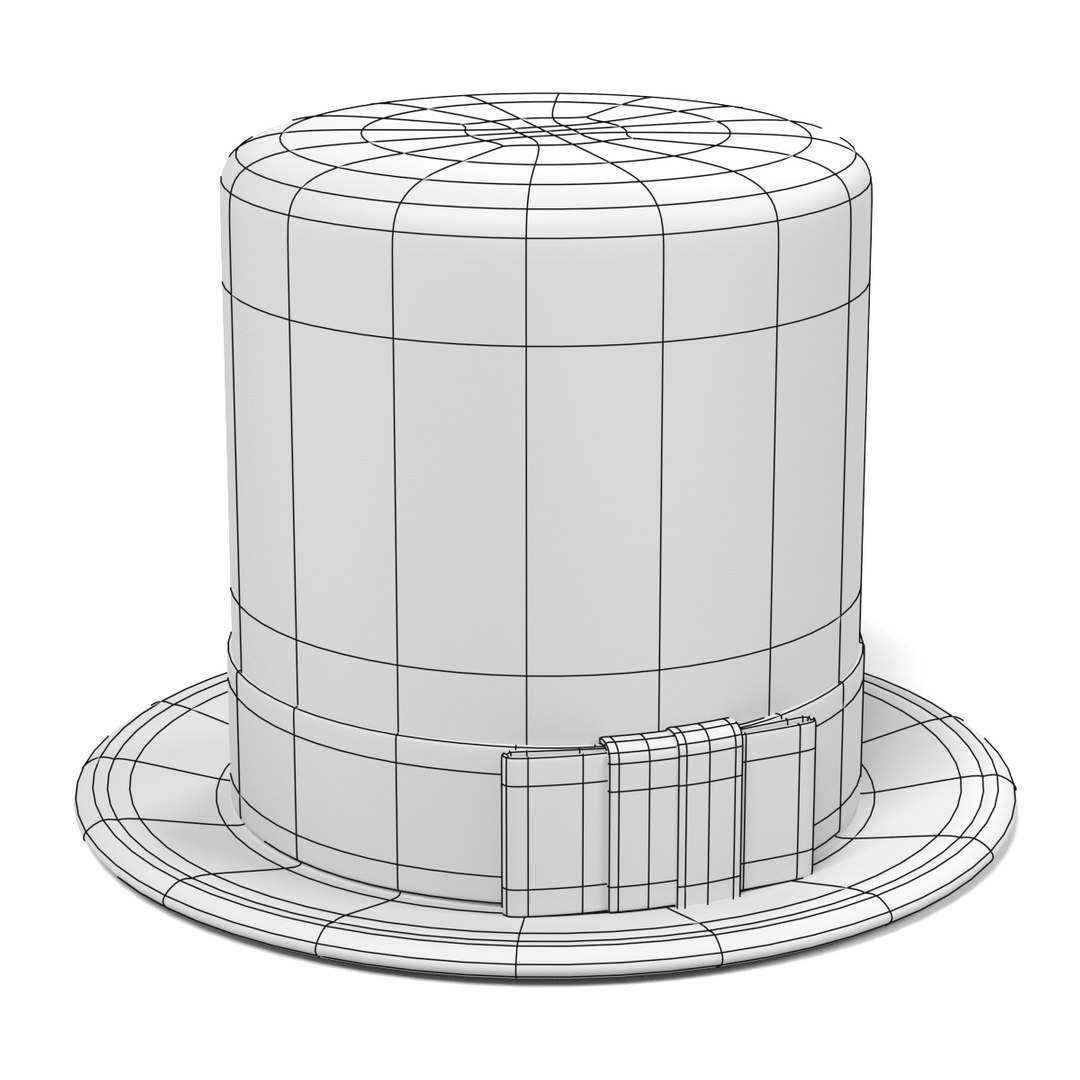 Hat Tophat 3d Model