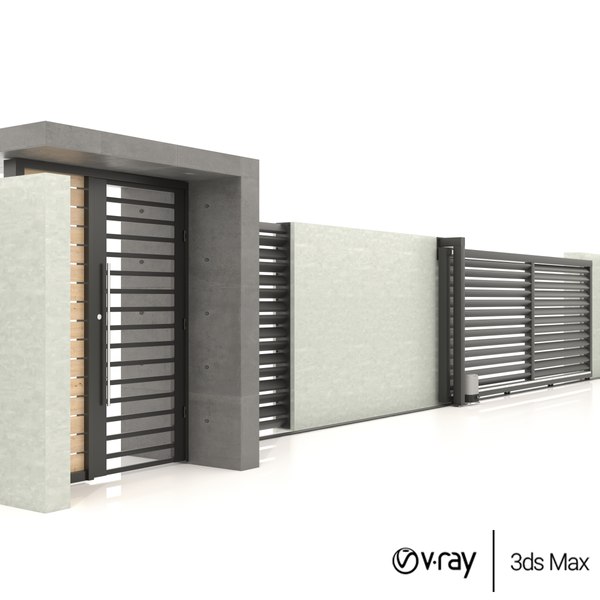 3d car security gate