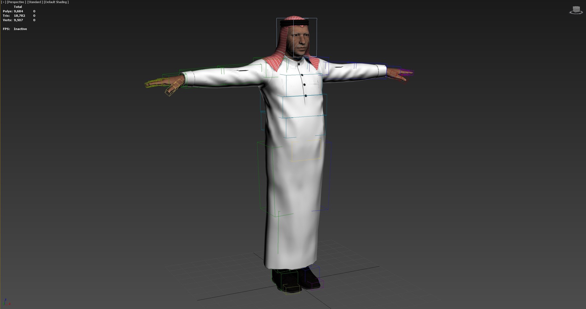 Saudi Arab Man Game Ready 3D Model - TurboSquid 2300384