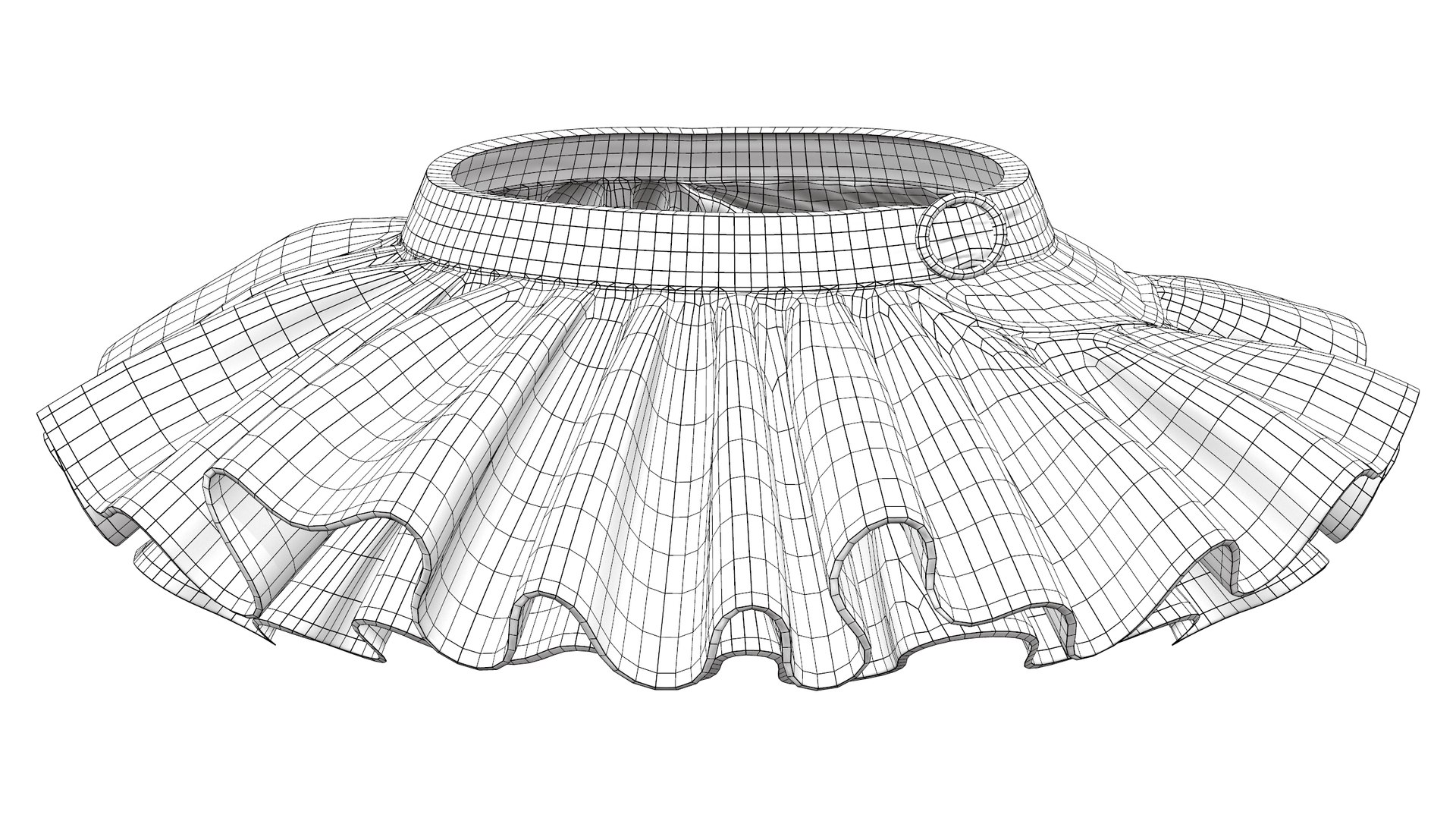 3D Green Flared Out Ruffled Layered Mini Female Skirt - TurboSquid 2006577