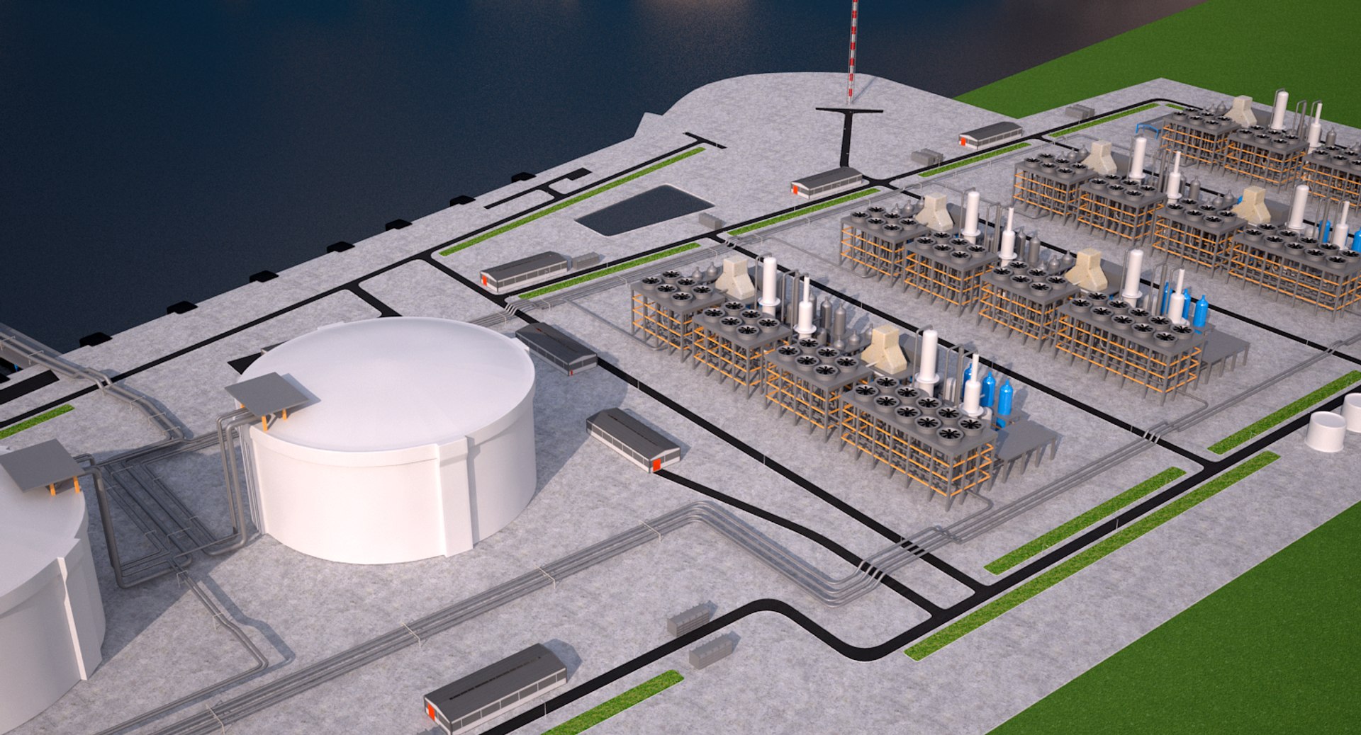 3D Lng Port - TurboSquid 1285303