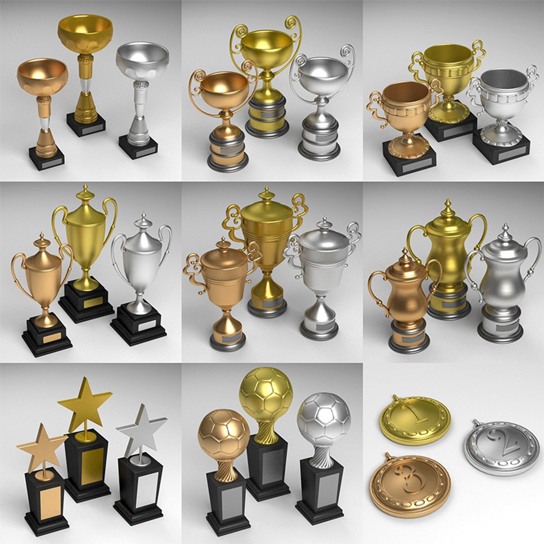 Maya Trophy Gold Silver