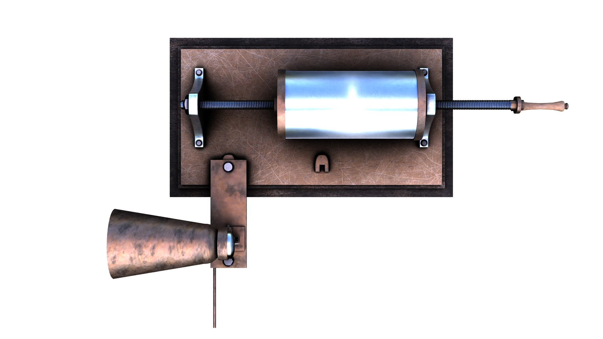 3D Edison Phonograph - TurboSquid 2192660