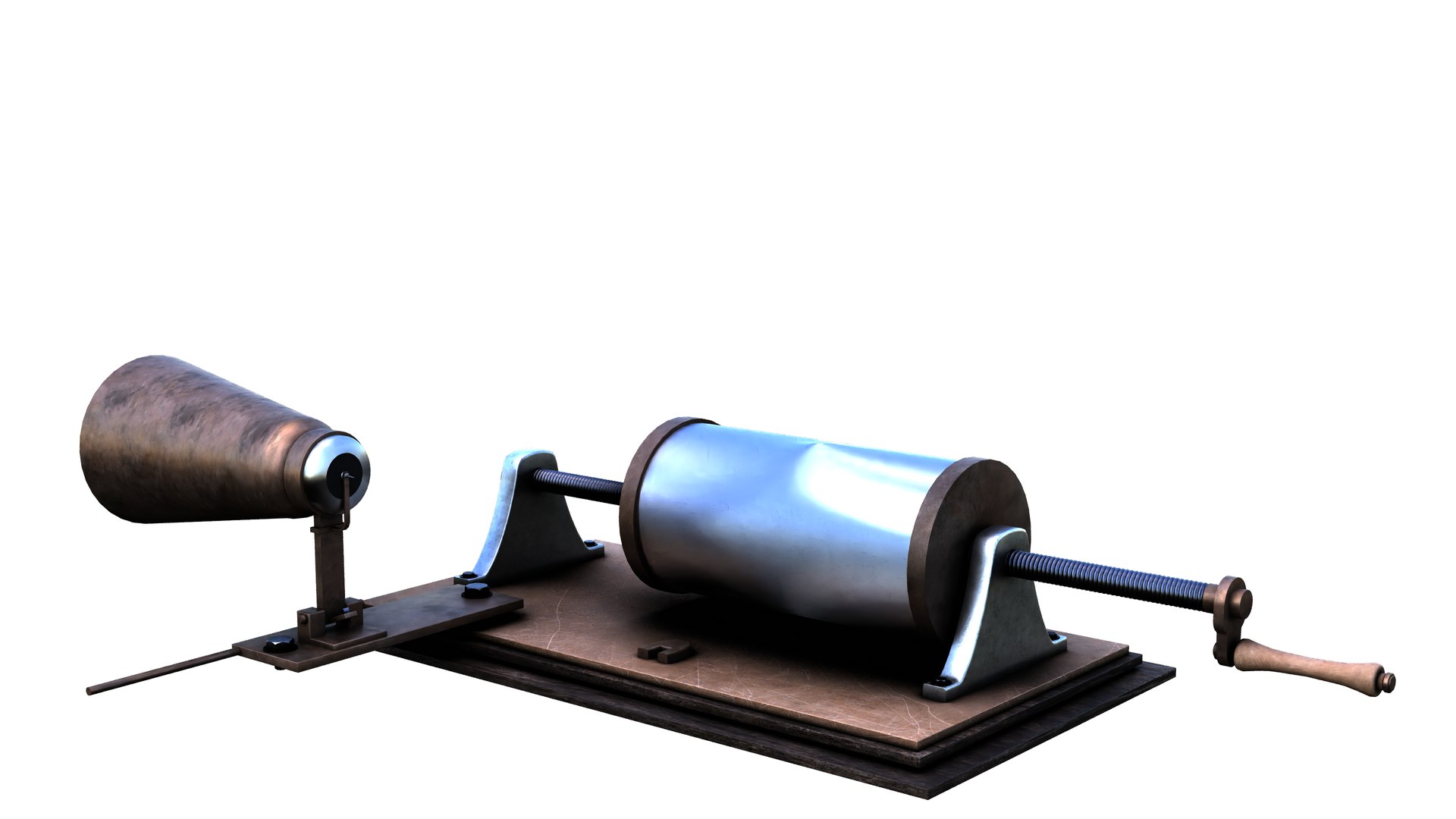 3D Edison Phonograph - TurboSquid 2192660