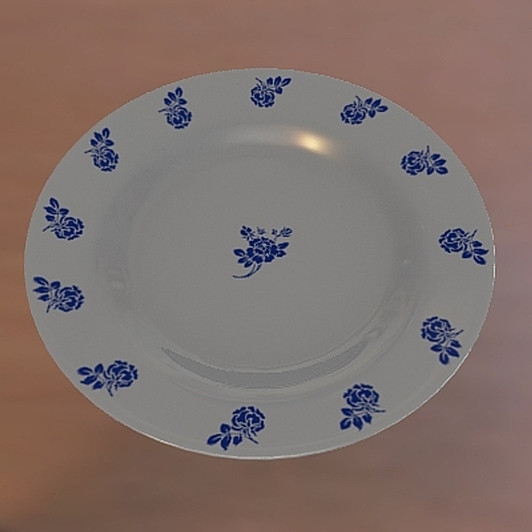 3d Small Plate