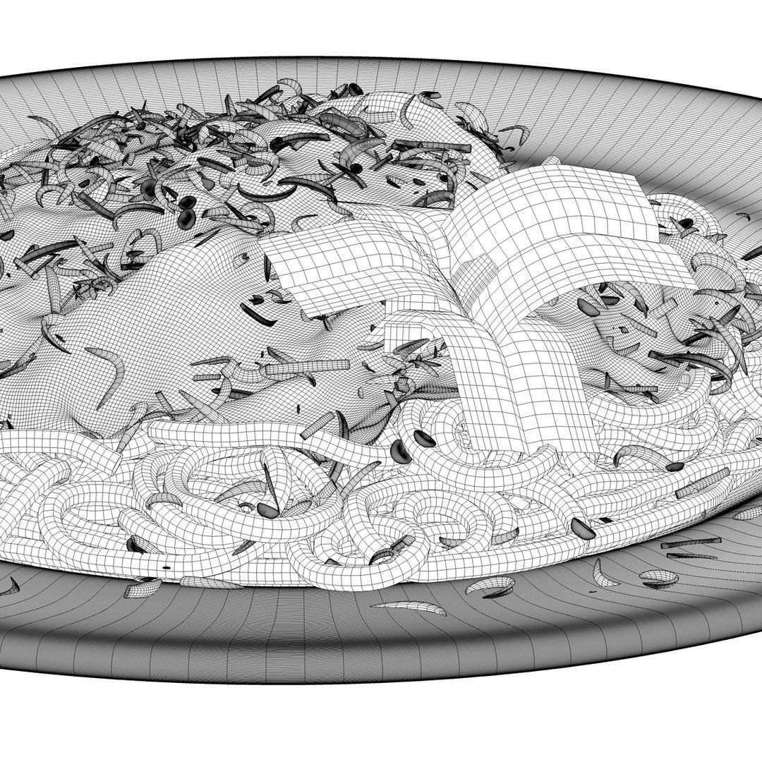 3ds max spaghetti modeled