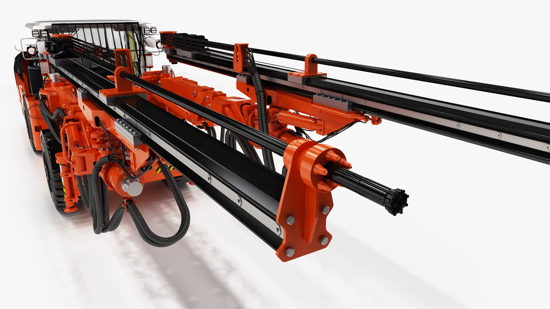 3D Sandvik DD422iE Underground Drill Rigs RIGGED - TurboSquid 1858958