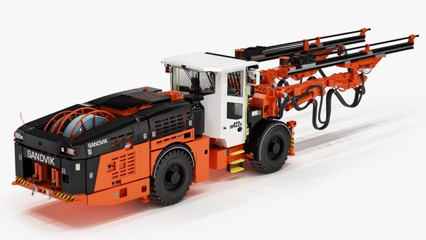 Sandvik DD422iE wiertnice podziemne RIGGED Model 3D - TurboSquid 1858958