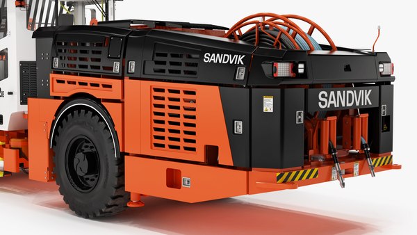 3D модель Подземные буровые установки Sandvik DD422iE RIGGED ...