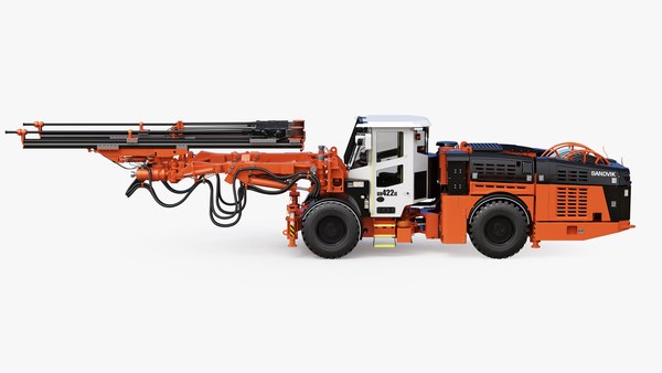 3D модель Подземные буровые установки Sandvik DD422iE RIGGED ...
