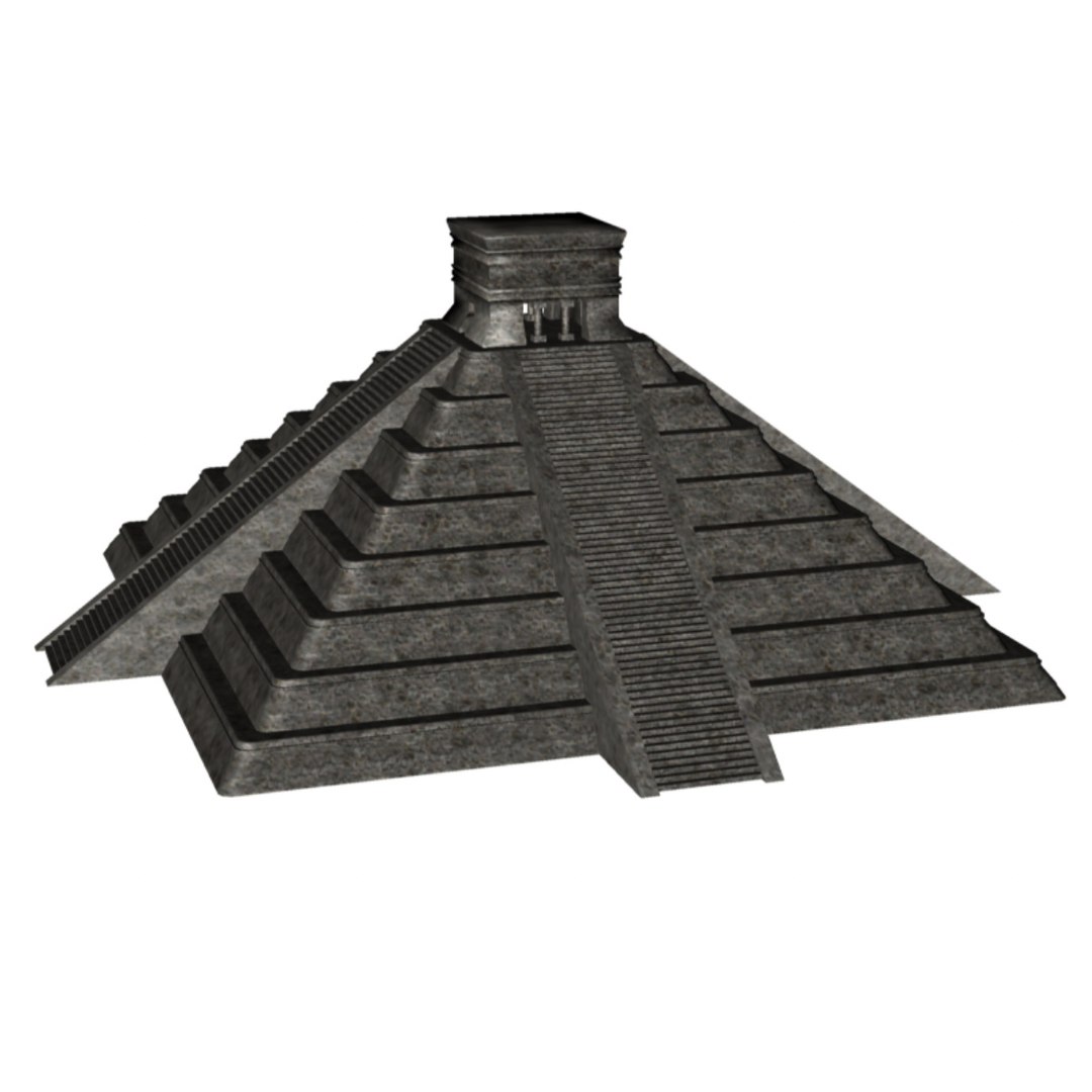 Mayan Pyramid C4d