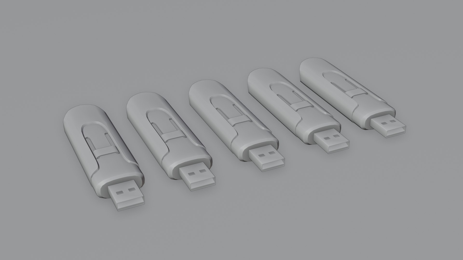 USB Flash Drive 4K Low-poly Model - TurboSquid 1969751