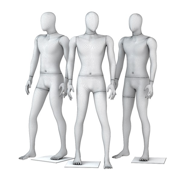 3D faceless male mannequins 42 - TurboSquid 1574118