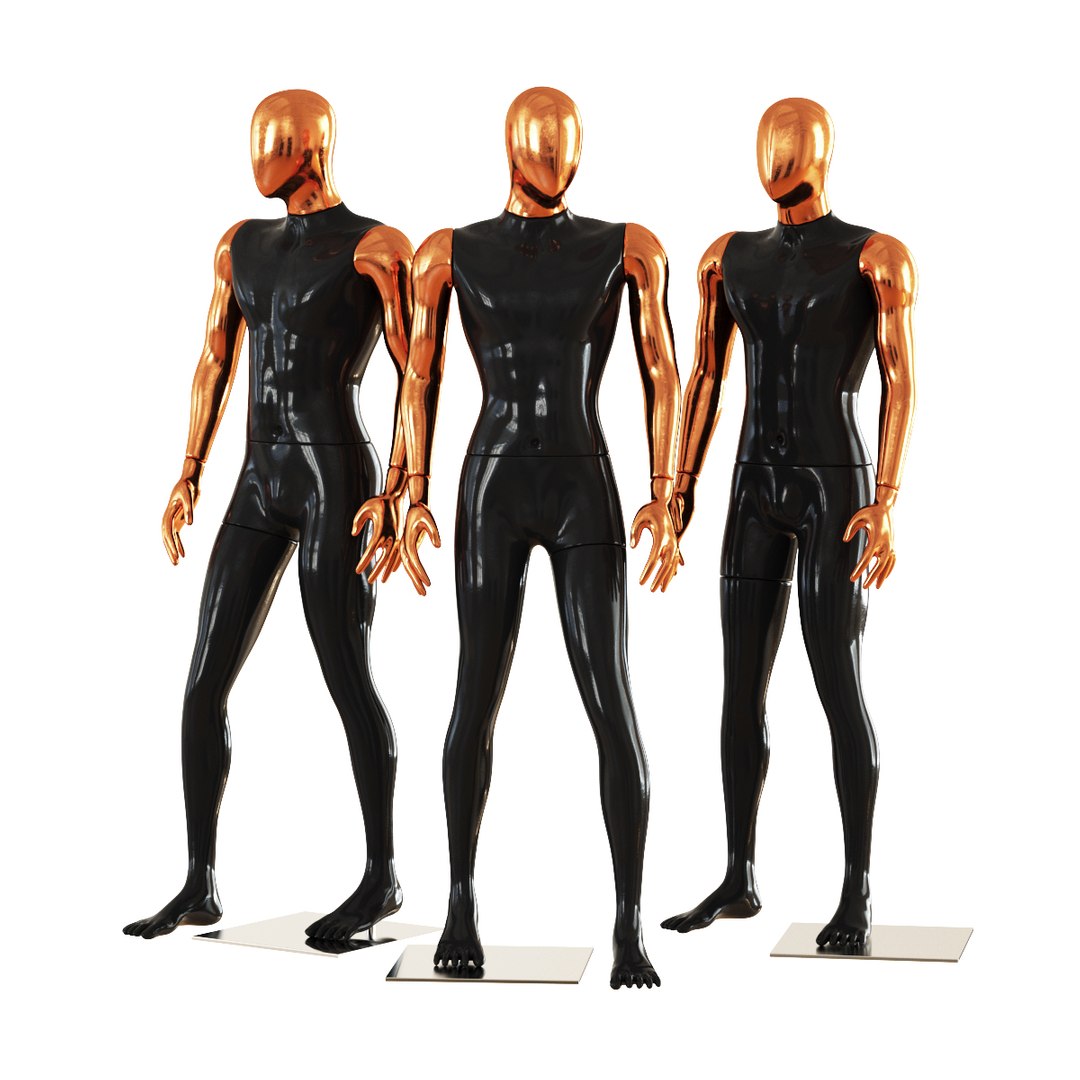 3D faceless male mannequins 42 - TurboSquid 1574118