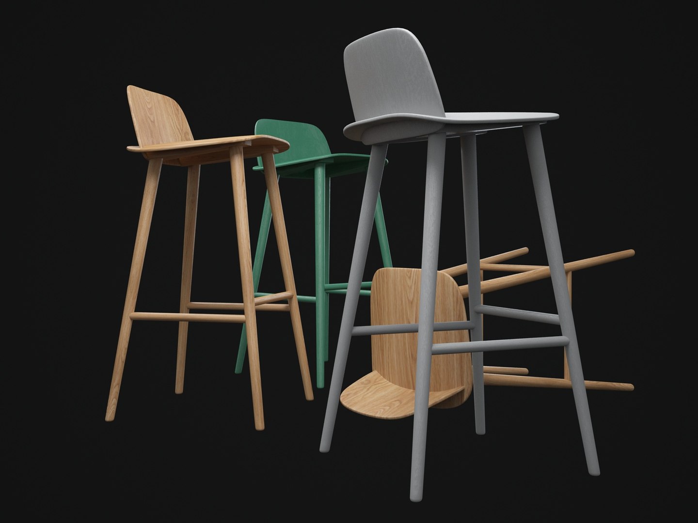 3d Nerd-bar-stool