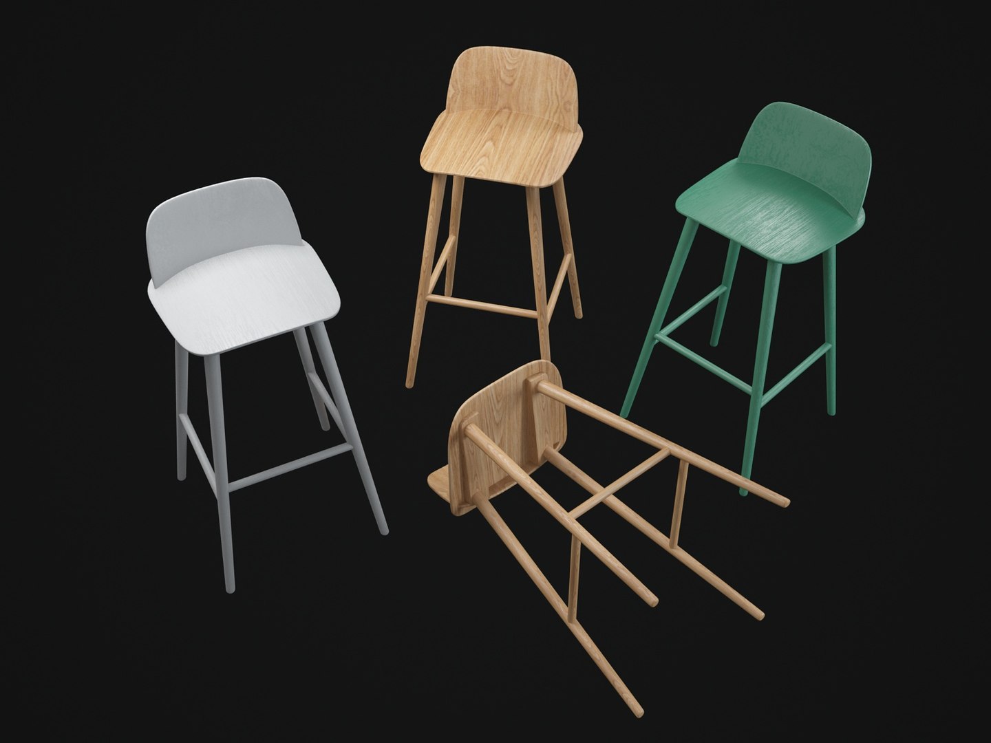 3d Nerd-bar-stool