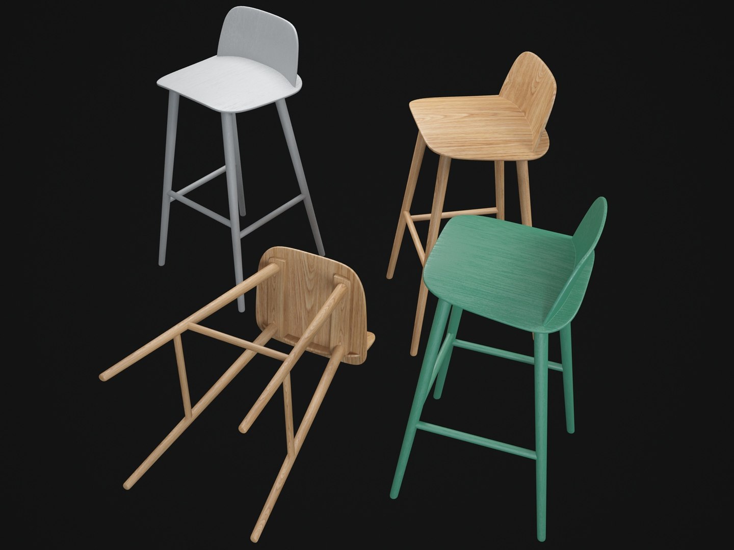 3d Nerd-bar-stool