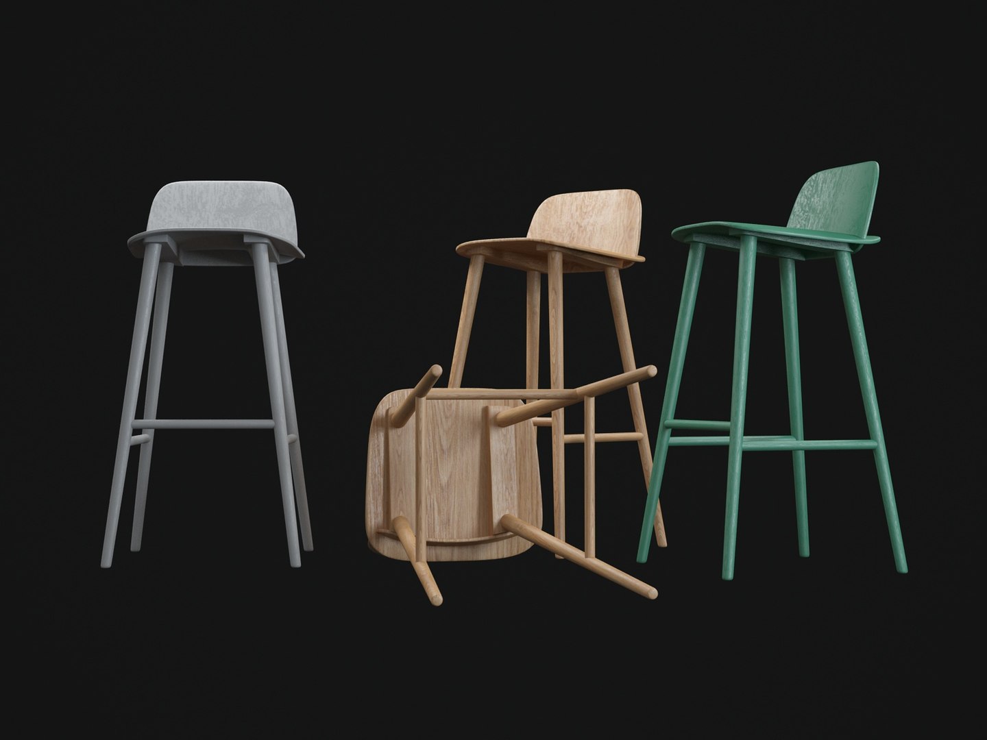 3d Nerd-bar-stool