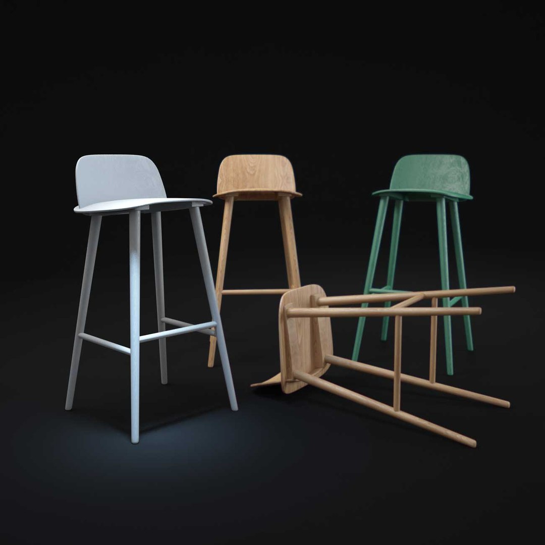 3d Nerd-bar-stool