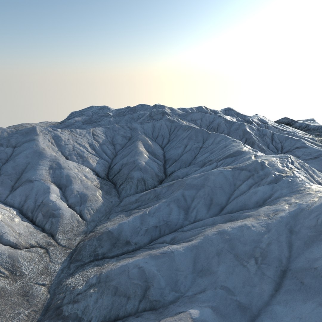 Maya Glacier Snow Rocks