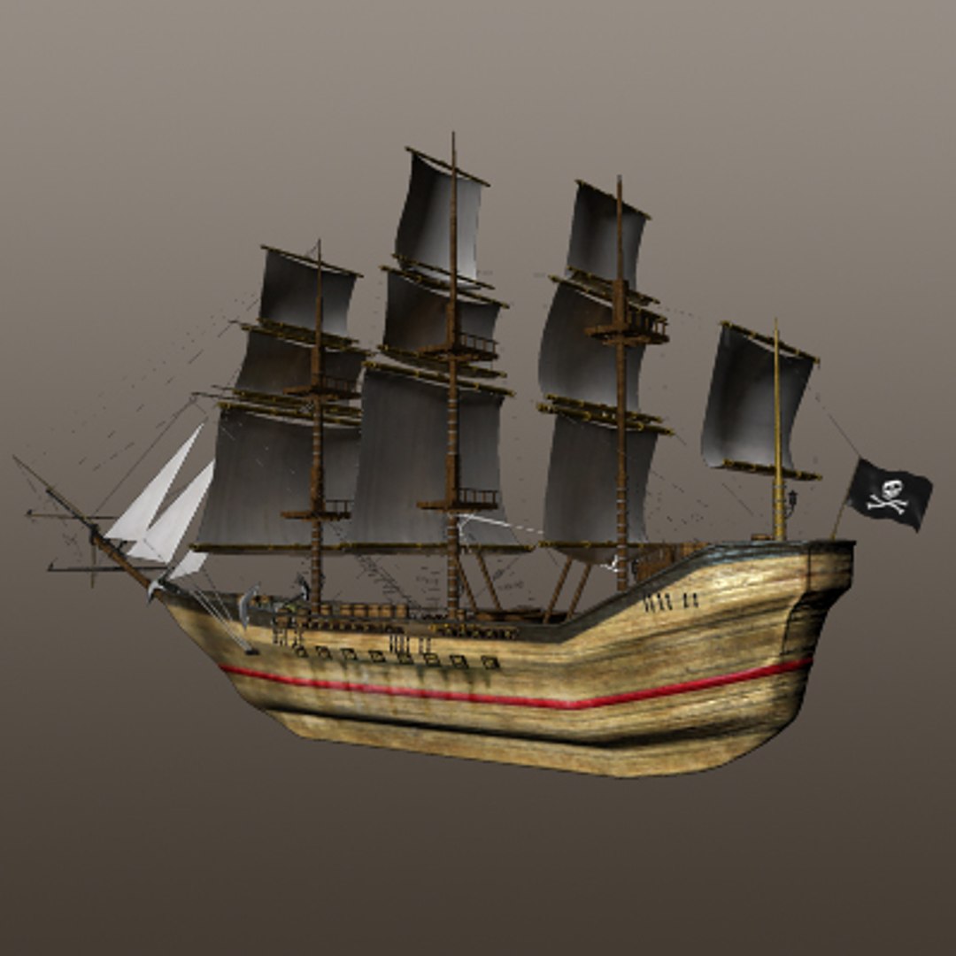3D model pirate ship - TurboSquid 378094