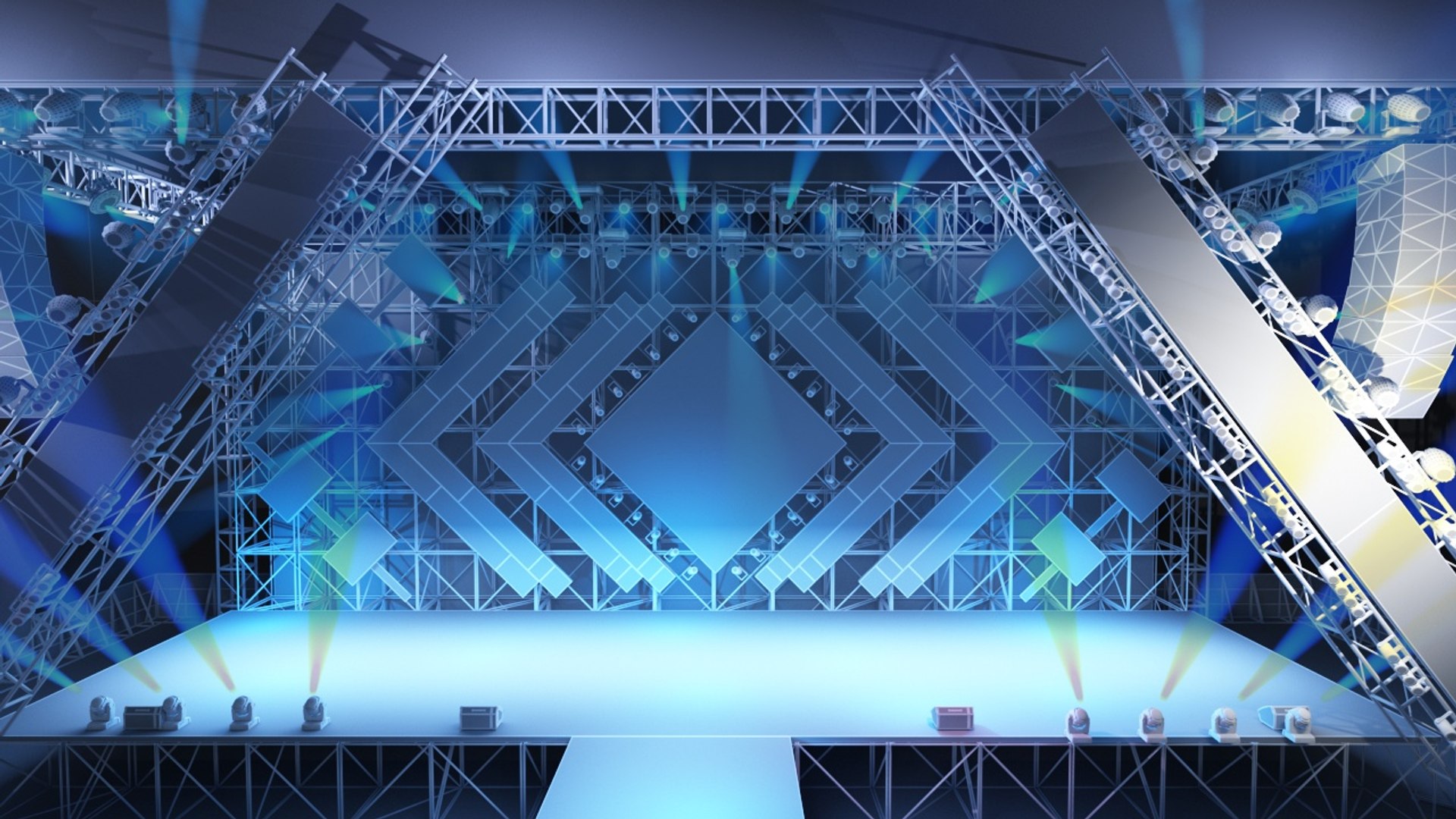 Mega Stage 1 3D - TurboSquid 2113481