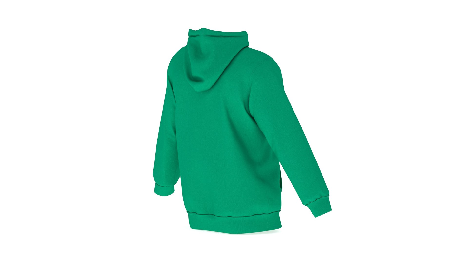 3D Hoodie Generic Green model - TurboSquid 2139607