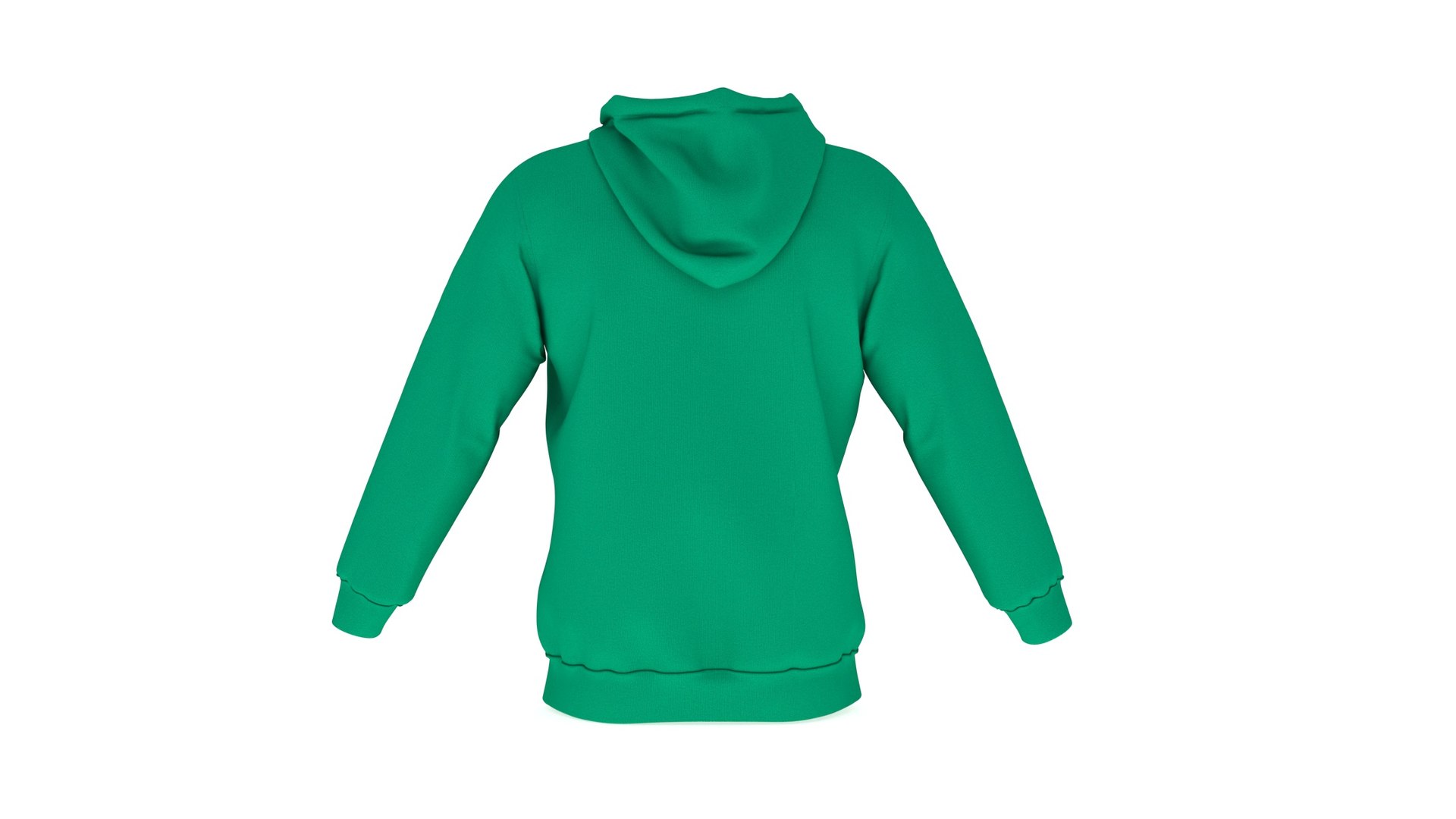 3D Hoodie Generic Green model - TurboSquid 2139607