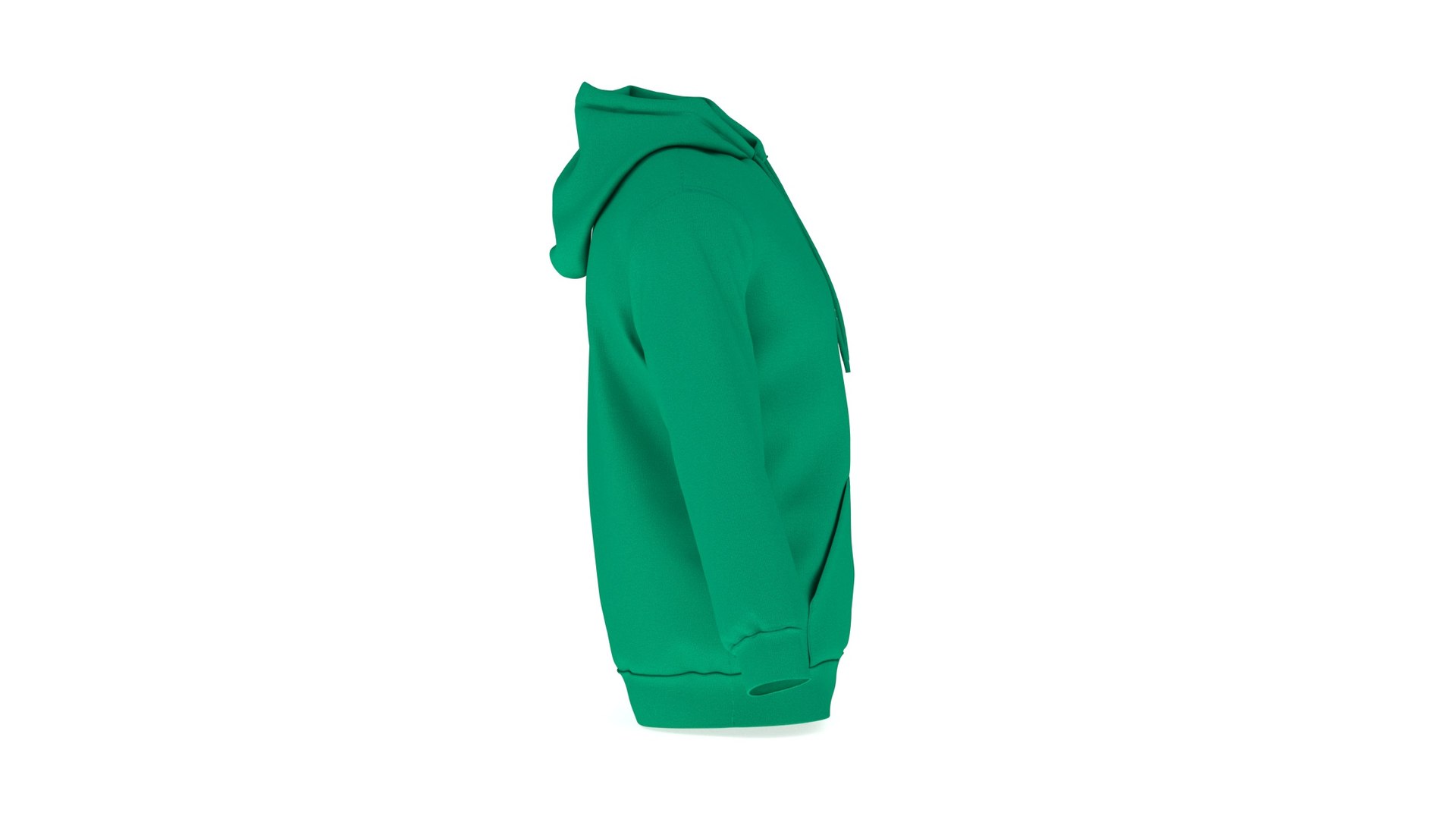 3D Hoodie Generic Green model - TurboSquid 2139607
