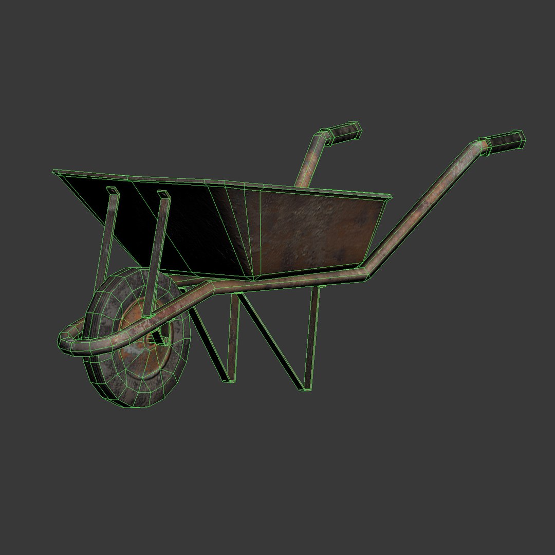 3D Model Wheelbarrow - TurboSquid 1342788
