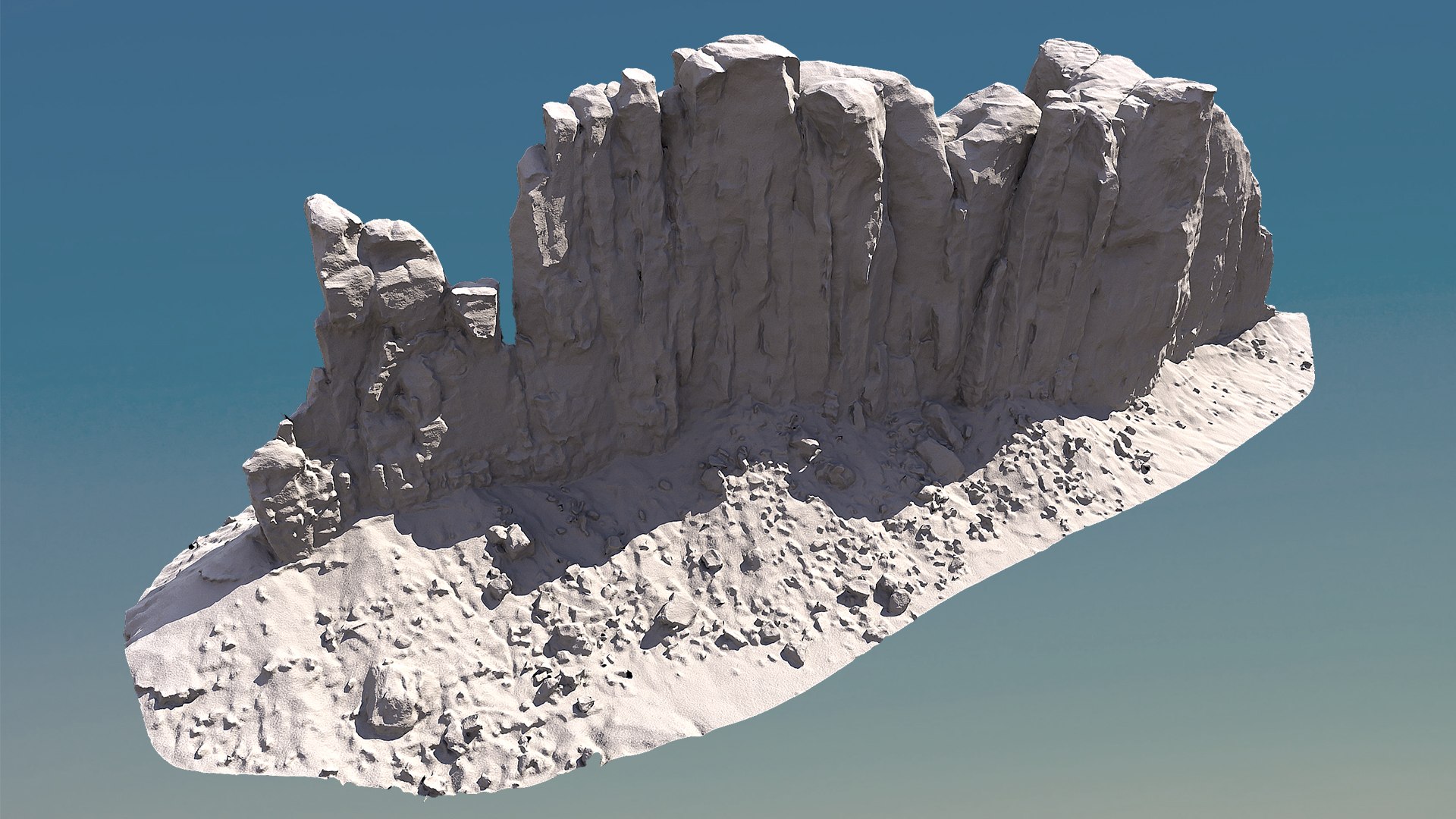 3D canyon cliff - TurboSquid 1679828