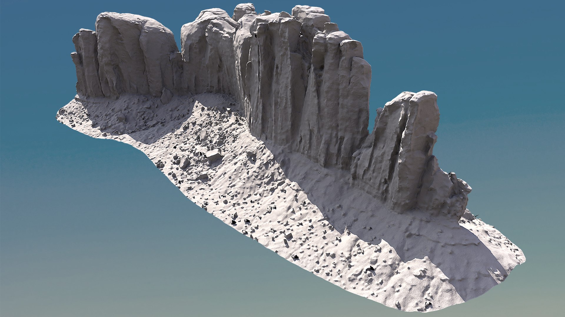 3D canyon cliff - TurboSquid 1679828