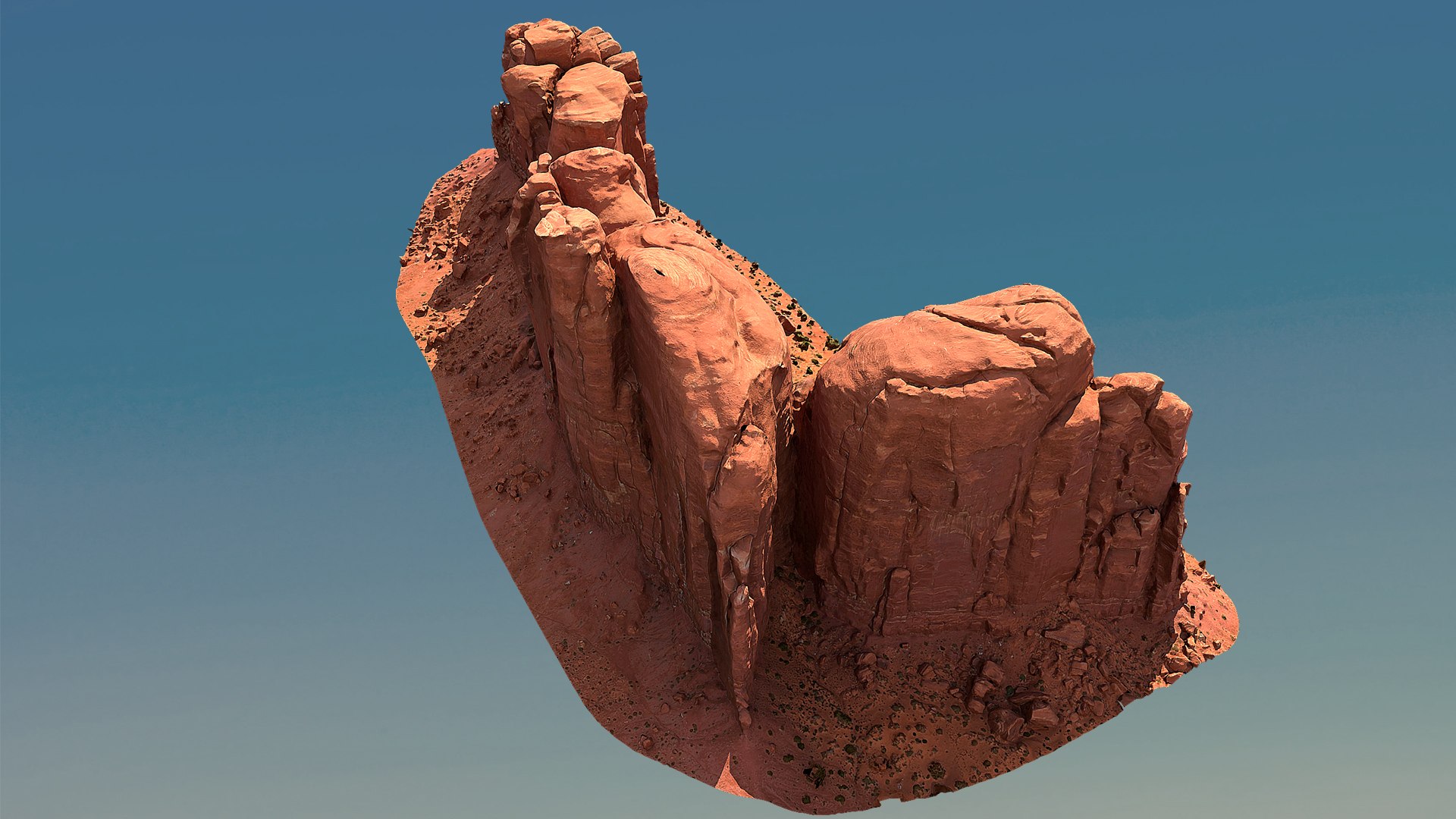 3D canyon cliff - TurboSquid 1679828