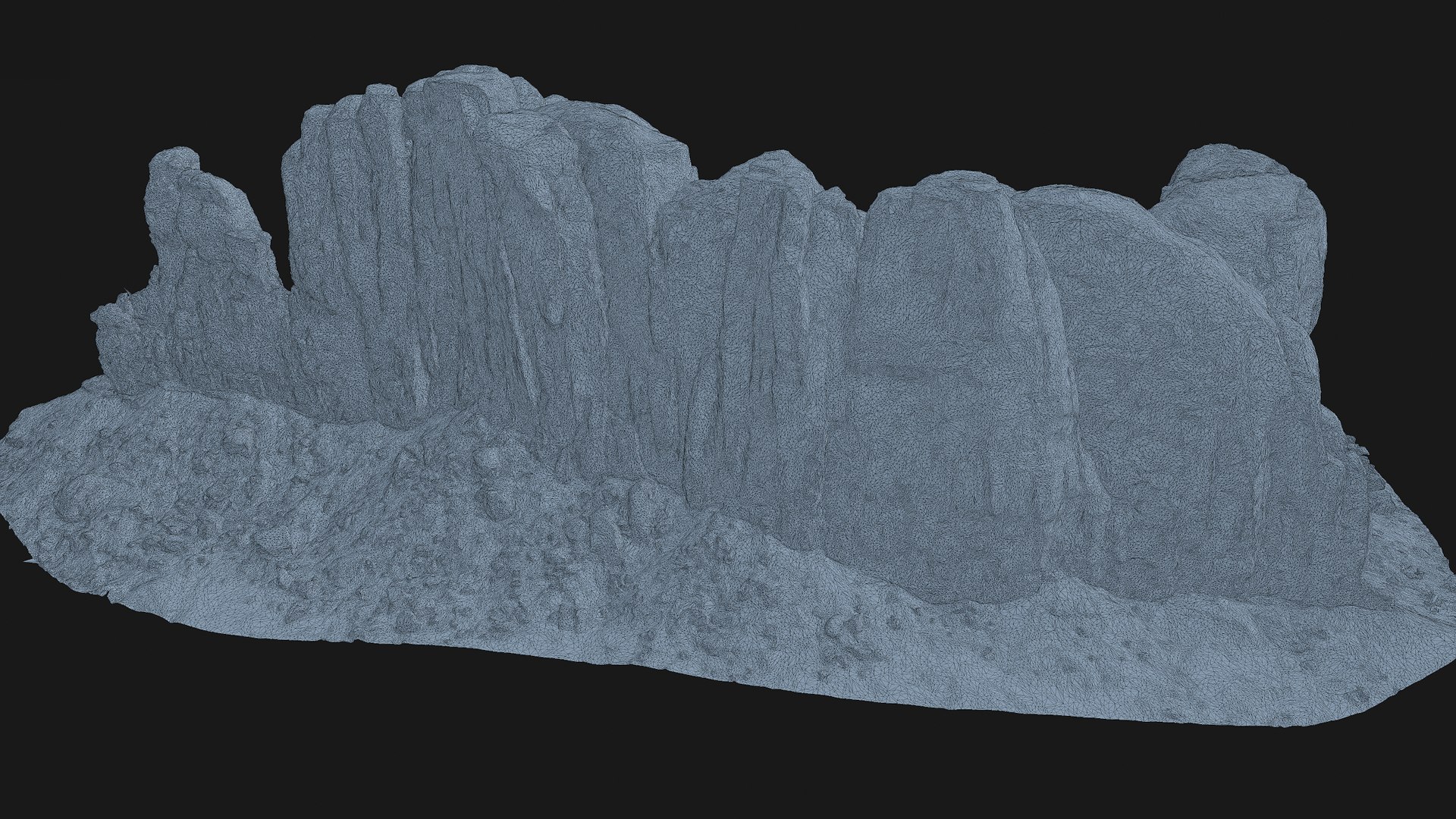 3D canyon cliff - TurboSquid 1679828