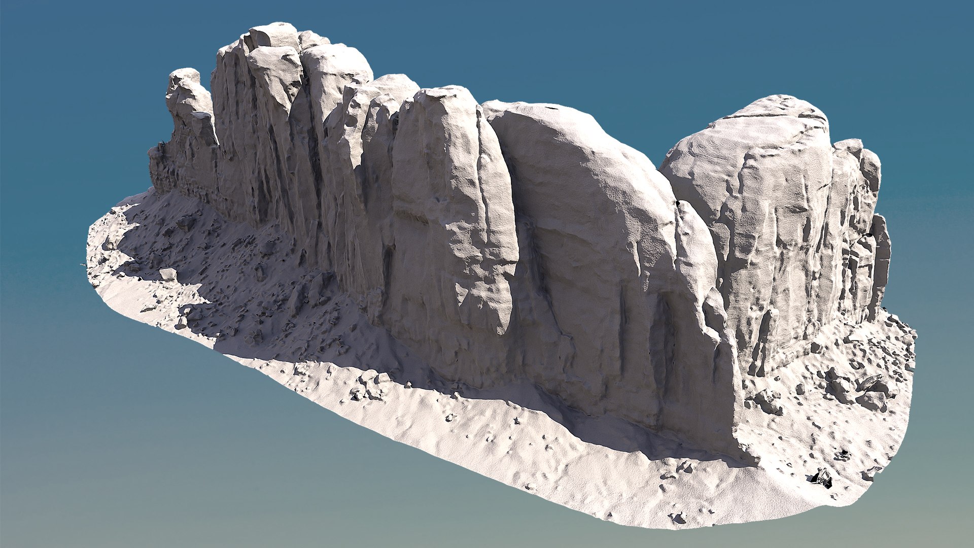 3D canyon cliff - TurboSquid 1679828