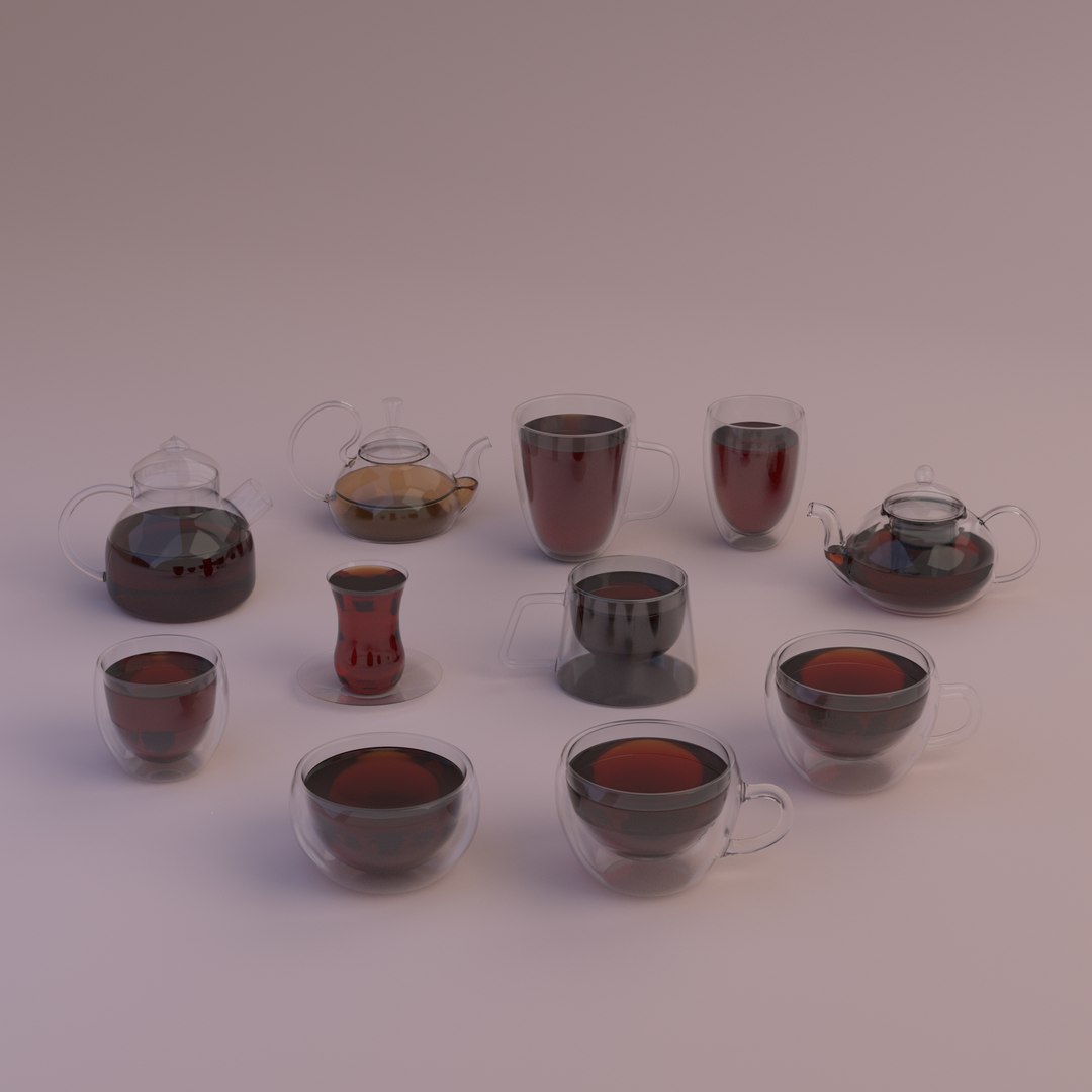 Glass Cups 3D Model - TurboSquid 1504978