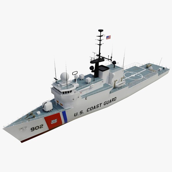 coast guard cutter ships 3d model