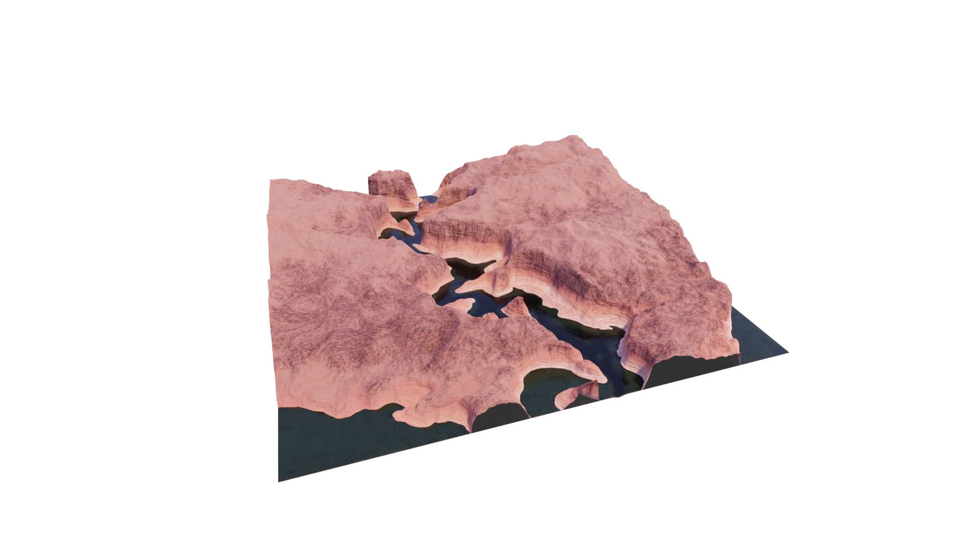 UltraHD PBR Reflection Canyon Lake Powell 3D - TurboSquid 1970518