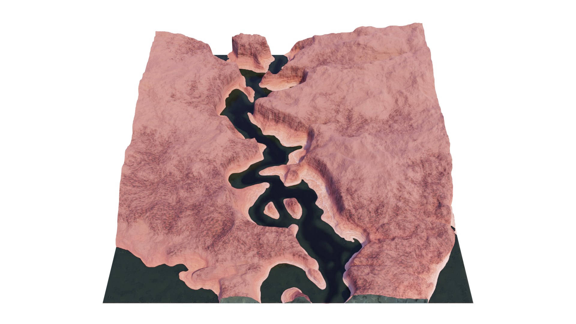 UltraHD PBR Reflection Canyon Lake Powell 3D - TurboSquid 1970518