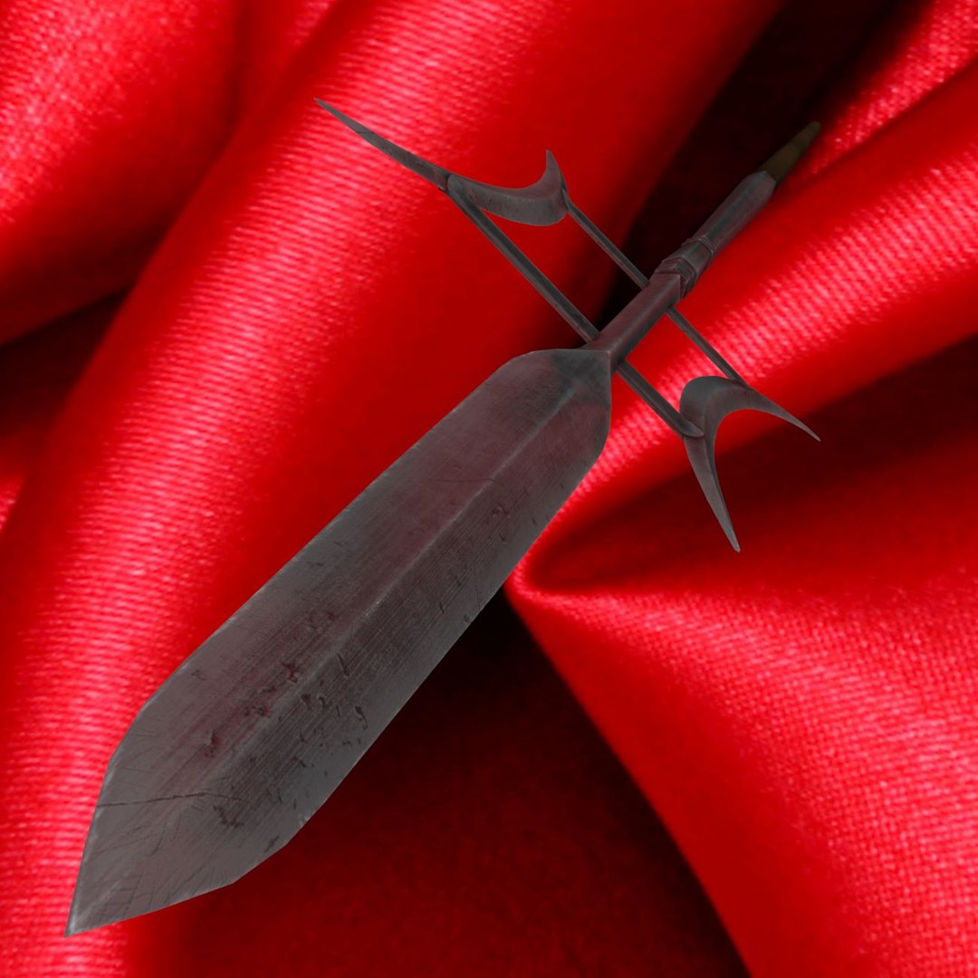 3d Model Old Chinese Halberd