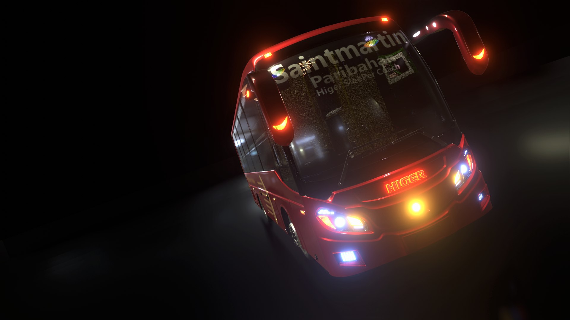 Higer Sleeper Bus 3D - TurboSquid 2063708