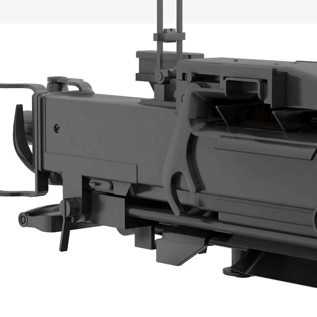 Dshk Heavy Machine Gun 3d Lwo