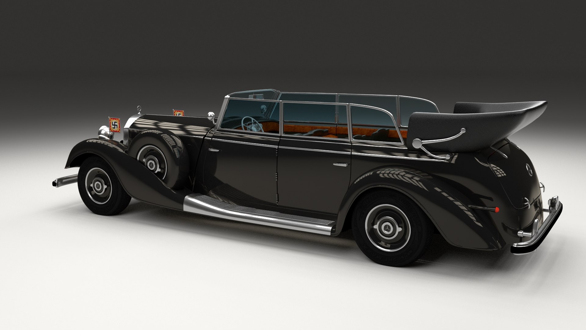 3d model mercedes 770k