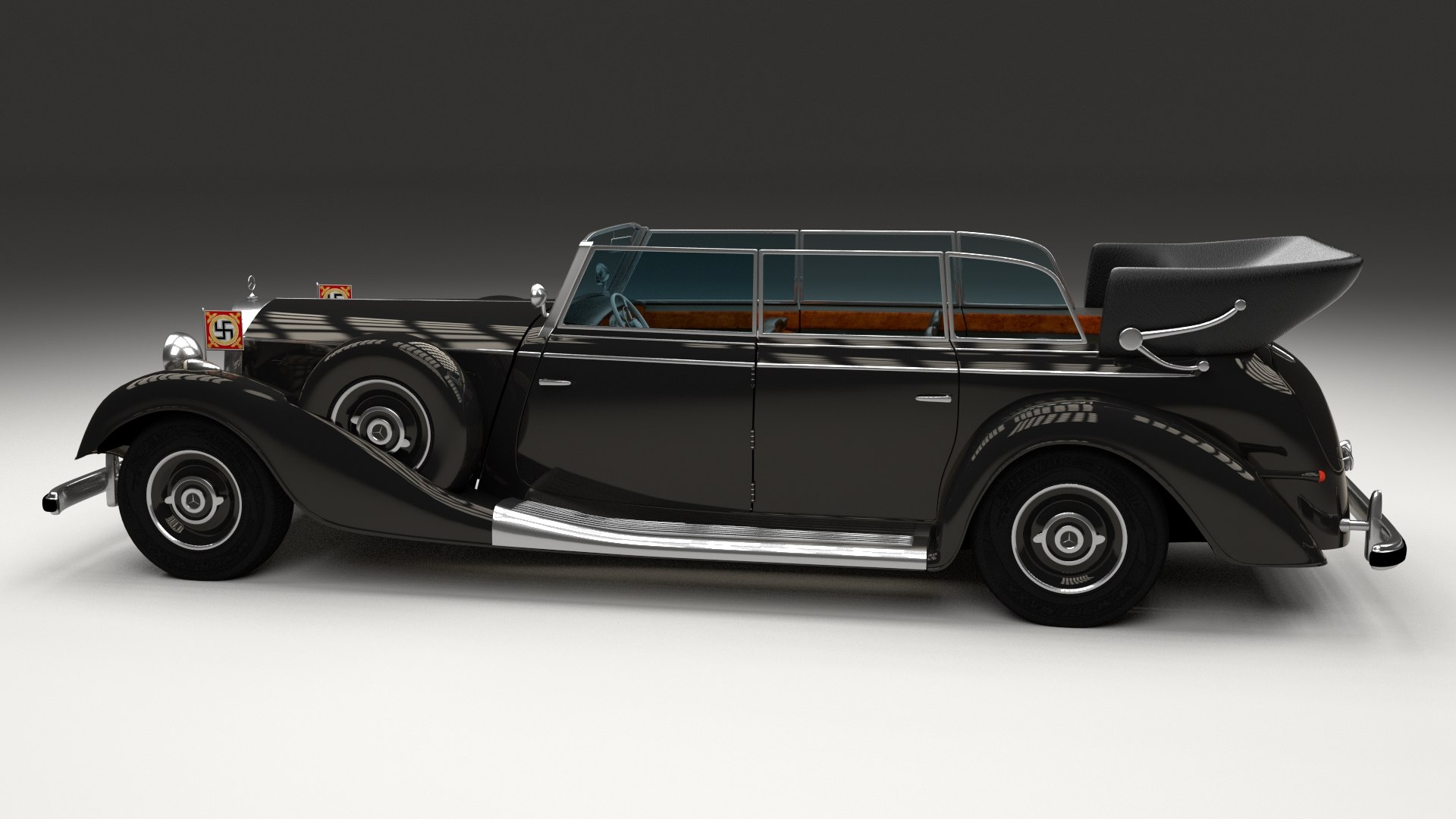 3d model mercedes 770k