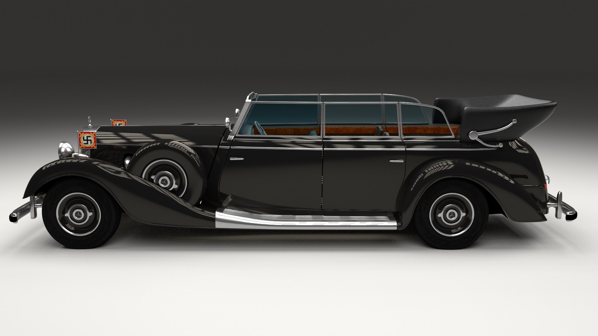 3d model mercedes 770k
