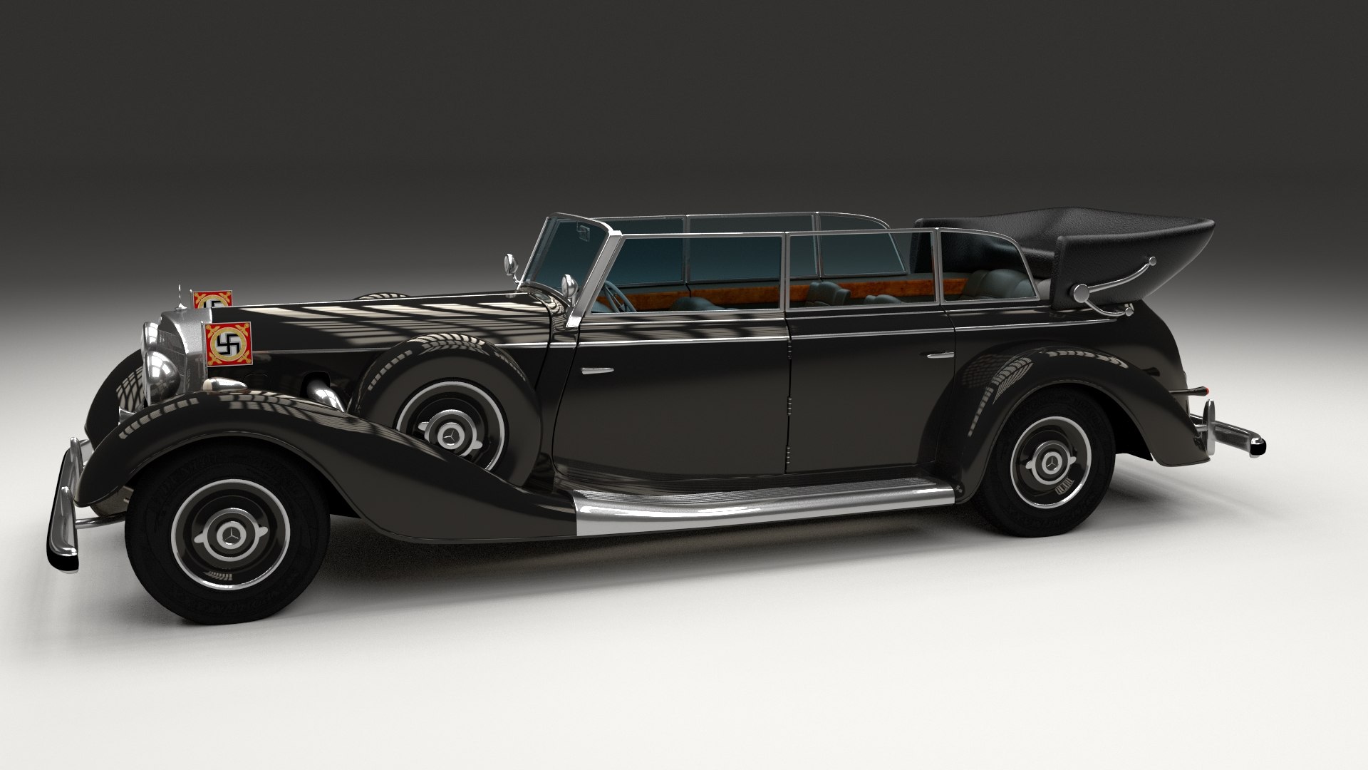 3d model mercedes 770k