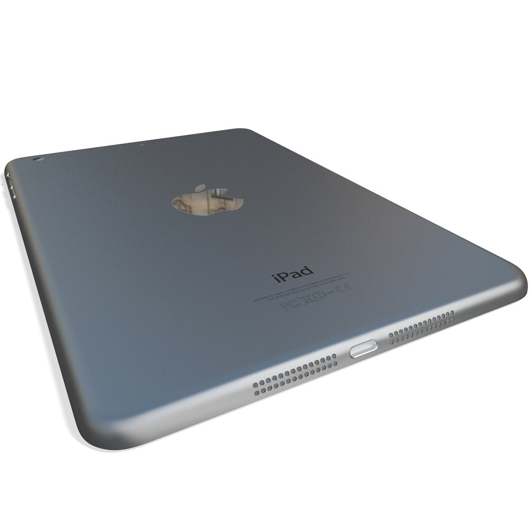 3d Model Realistic Apple Ipad Mini