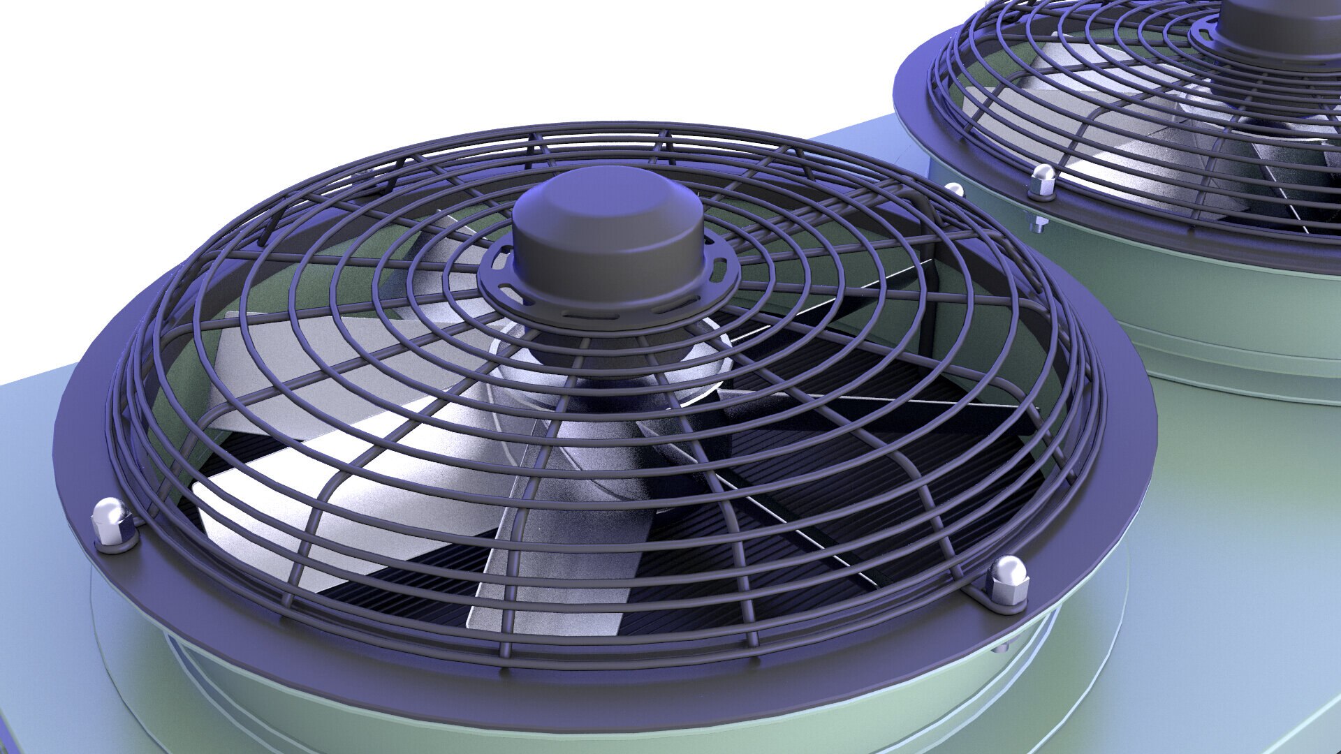 3D Double Fan Chiller 5 - TurboSquid 2098368
