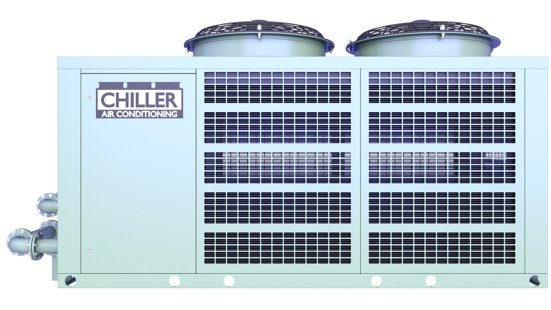 3D Double Fan Chiller 5 - TurboSquid 2098368