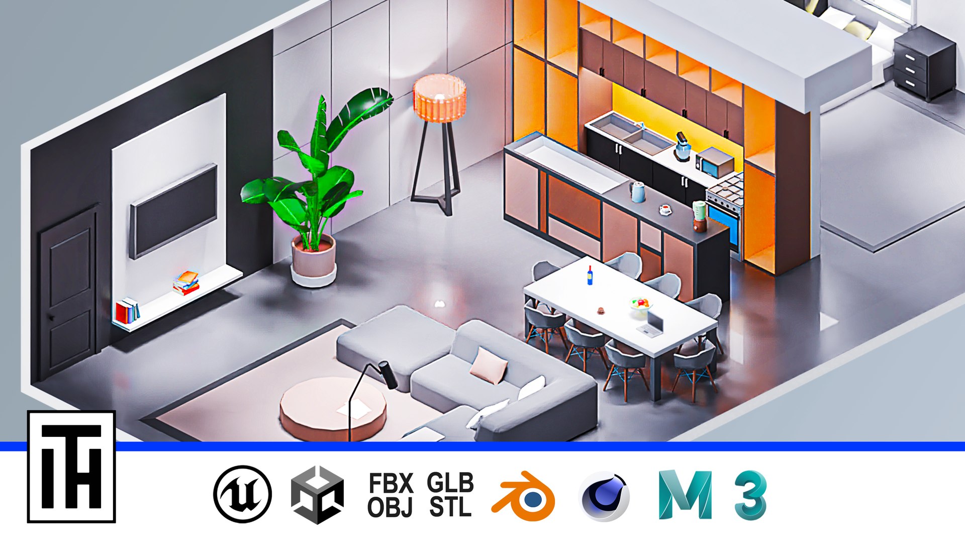 Room 2 3D - TurboSquid 2137220